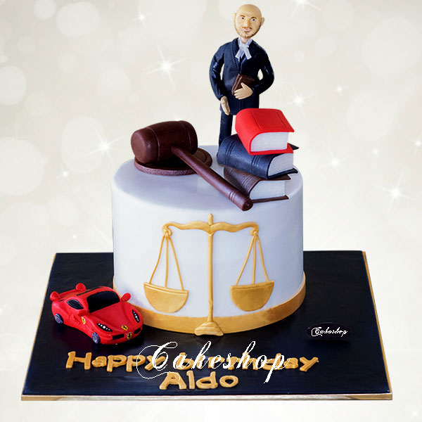 Lawyer Birthday Cake